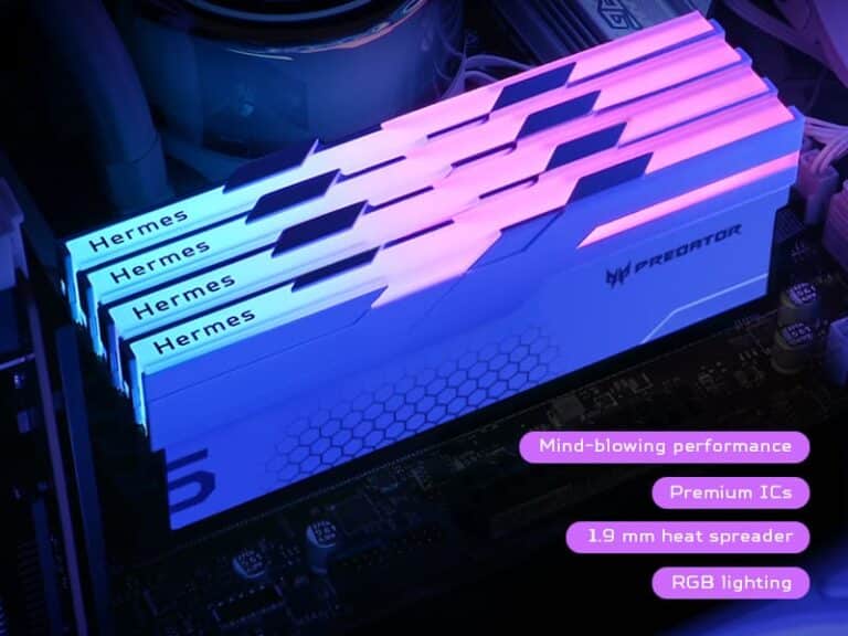 Acer Predator Hermes RGB DDR5 RAM 8400 MT/s