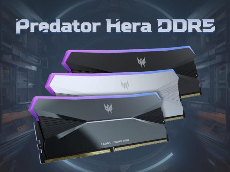 Predator Hera DDR5 RGB RAM with Speeds up to 8400 MT/s