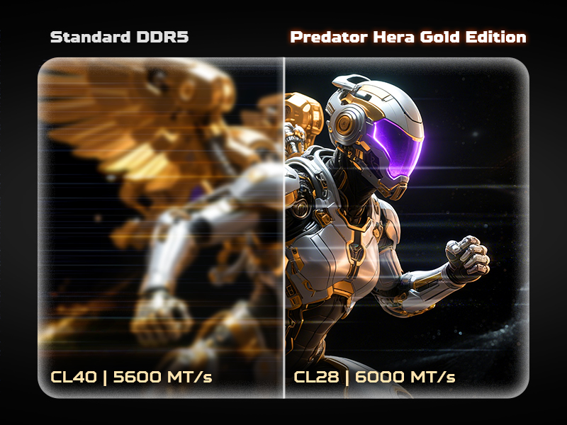 Predator Gold Edition Hera 192 GB RAM Kit (48 GB x 4)